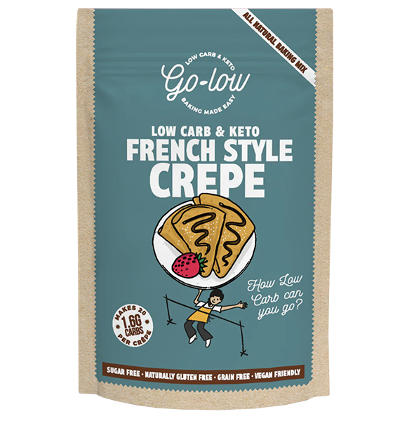 Low Carb & Keto French Style Crepe Mix– Go-low Baking